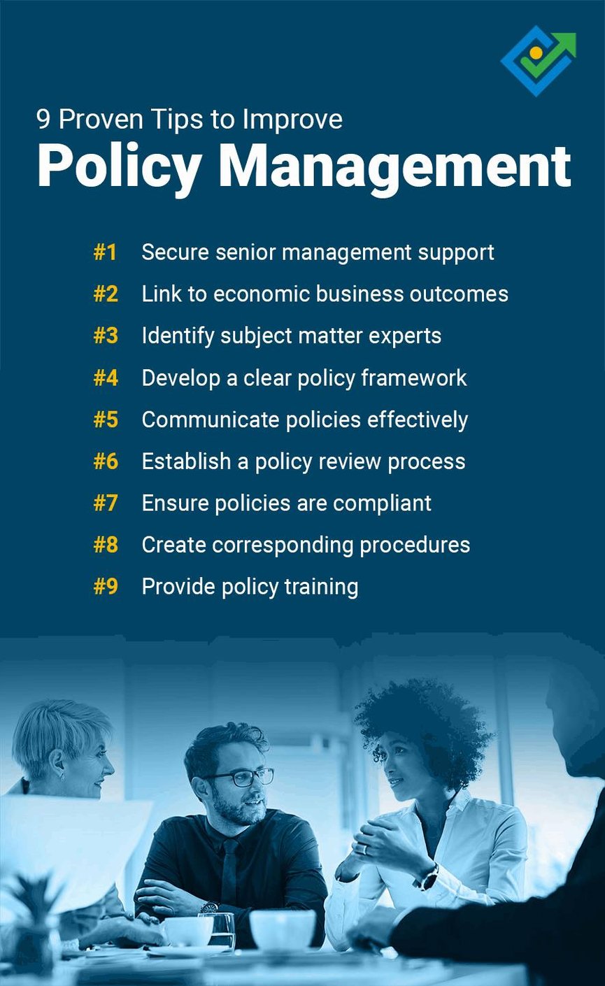 9 Proven Tips to Improve Policy Management
