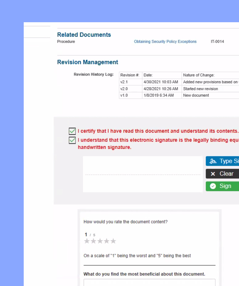 Employees | Policy and Procedure Management System Comprose
